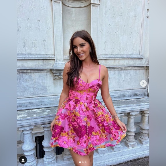 Showpo. | Dresses | Brailey Mini Dress Sweetheart Bustier Dress In Pink ...